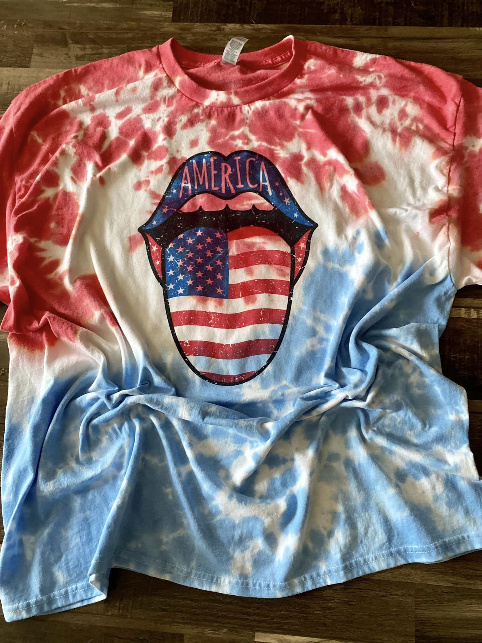 America Lips tee – LadybugTutus