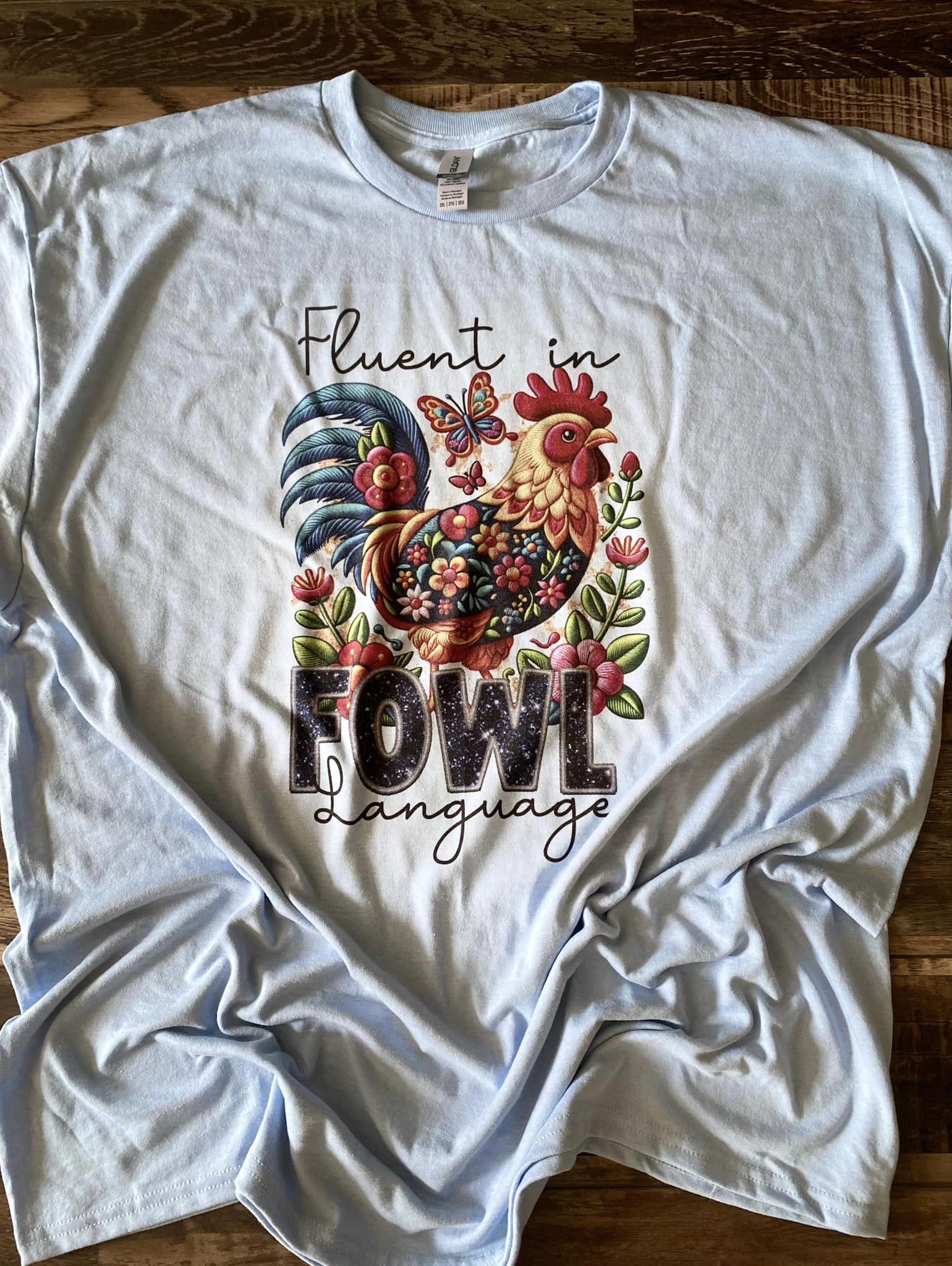 Fluent in FOWL language tee – LadybugTutus