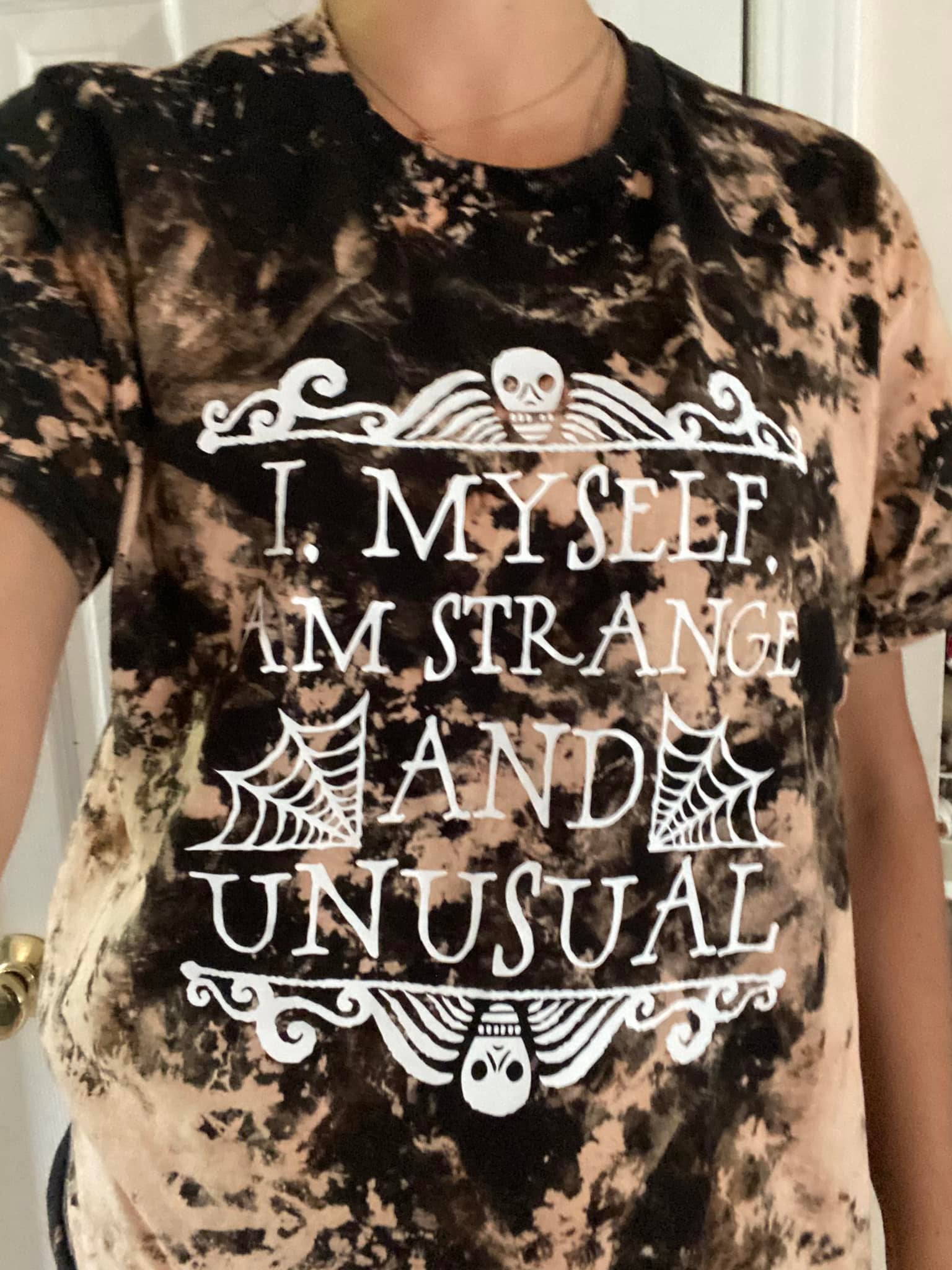 Strange and Unusual Acid Wash tee – LadybugTutus